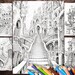 31 Fantasy Library Coloring Pages Bundle , Enchanted Library Coloring ...