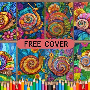 54 Snail Flower Coloring Pages for Kids and Adults Printable Floral ...