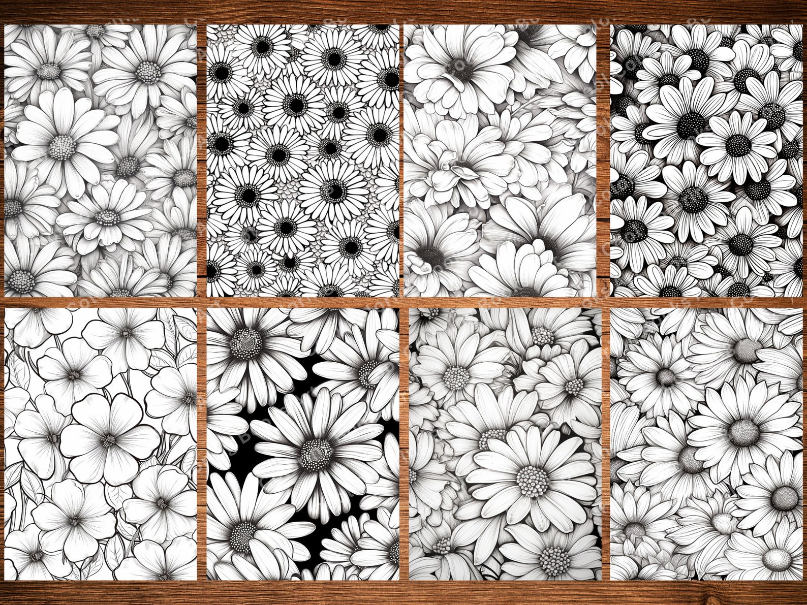 37 Flower Coloring Book Pages, Floral Coloring Page, Printable Flowers ...