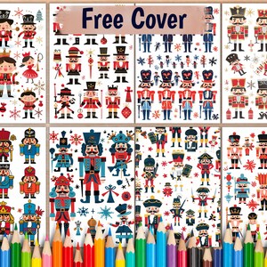 40 Christmas Nutcracker Coloring Pages: Festive Holiday Activity (PDF ...