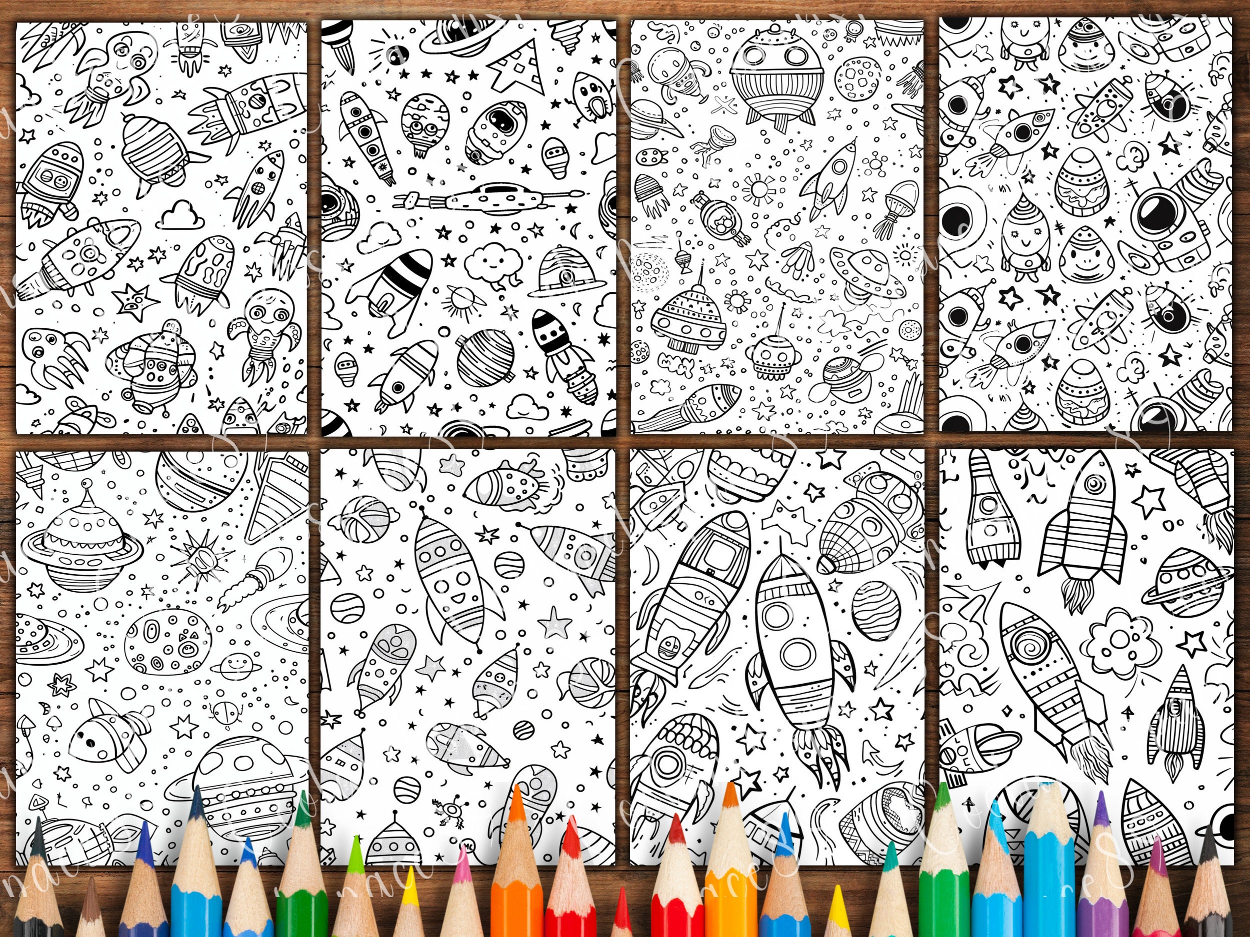 38 Space Coloring Book Pdf, Printable Coloring Pages for Adults and ...
