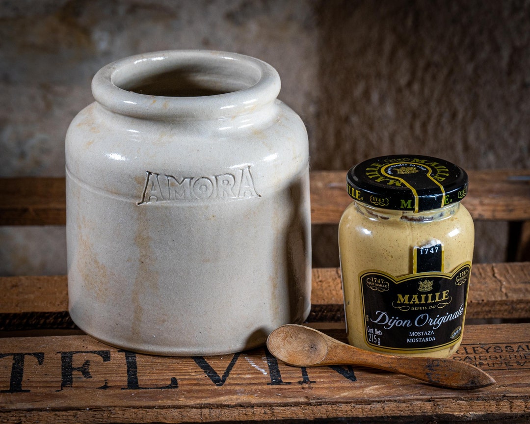 Vintage Amora Stoneware Pickle Pot - Etsy