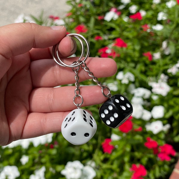 Dice Keychain - Etsy