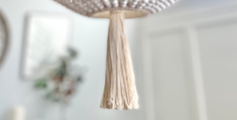 Inverted Dome Chandelier, Pendant Light, Large Chandelier, Boho Light ...