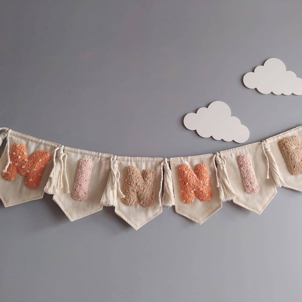 Baby Name Banner - Etsy