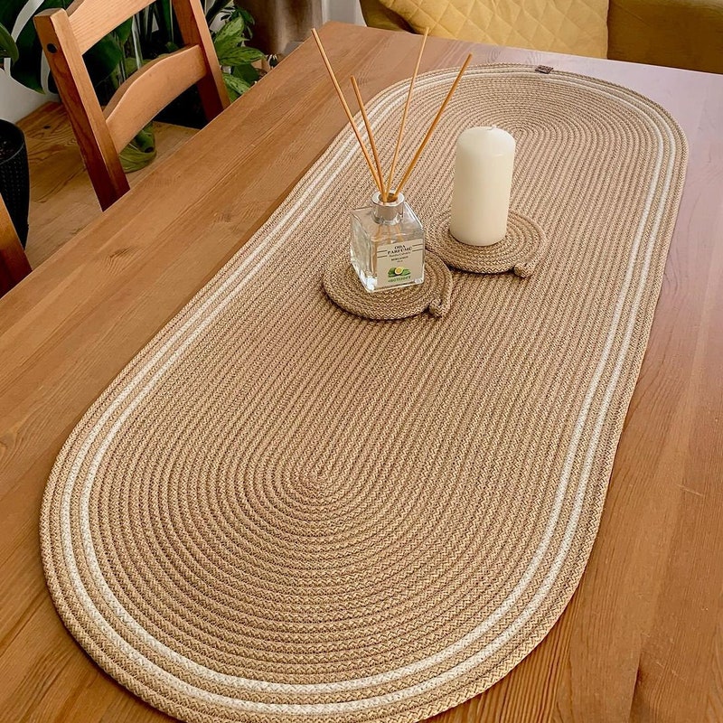 Jute Table Runner - Etsy
