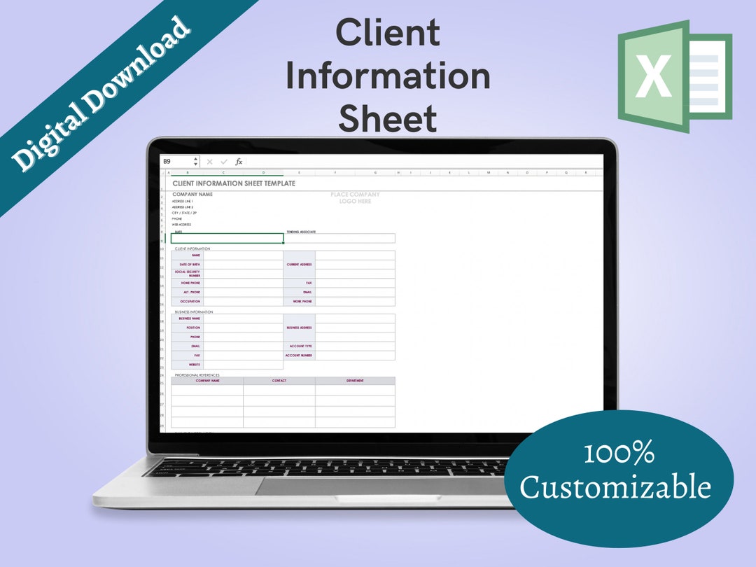 Client Tracker Spreadsheets Customer Portal Template CRM Sales Lead ...