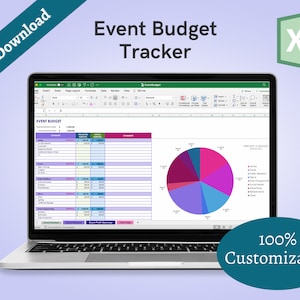 Event Budget Tracker Excel Spreadsheet Small Business Event Planner ...