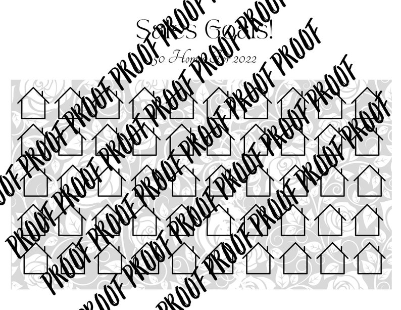 Real Estate Goal Board (50 Homes) Goal Sheet Realtor Sales Houses ...