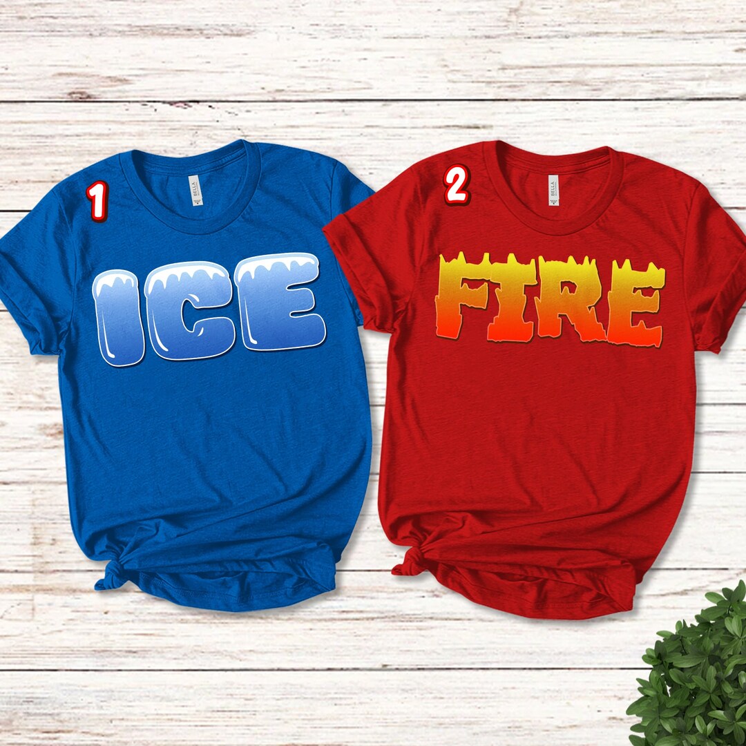 Ice Fire Baby Family Couple Costumes Ice and Fire Cosplay - Etsy