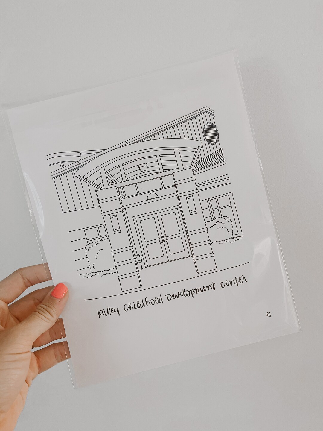 CUSTOM B&W Line Drawing / Multiple Sizes Available / Hand-drawn PRINT ...