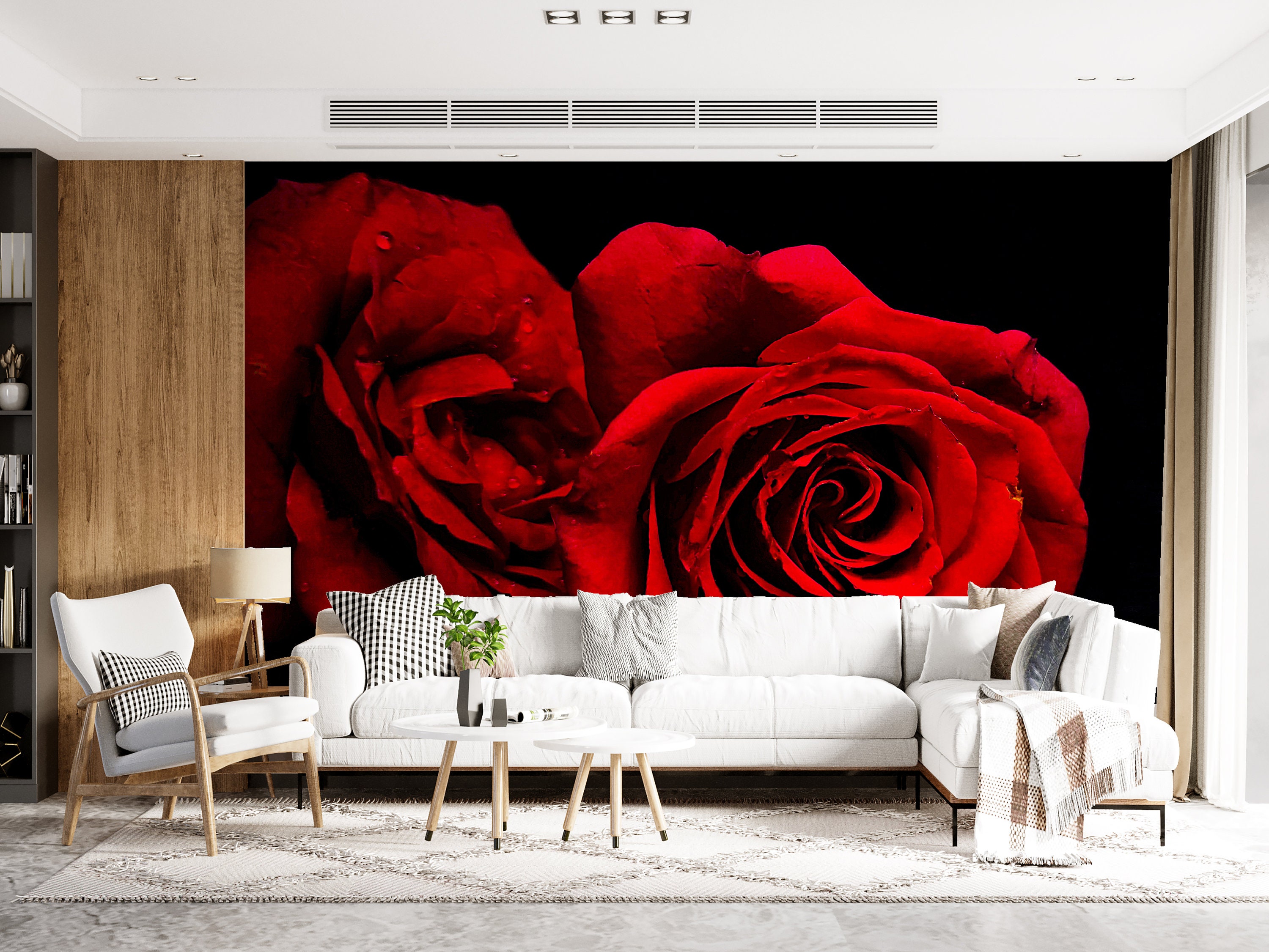 Red Rose Wallpaper For Walls