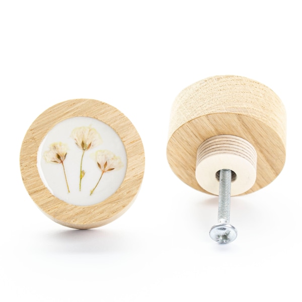 Flower Resin Cabinet Pulls - Etsy
