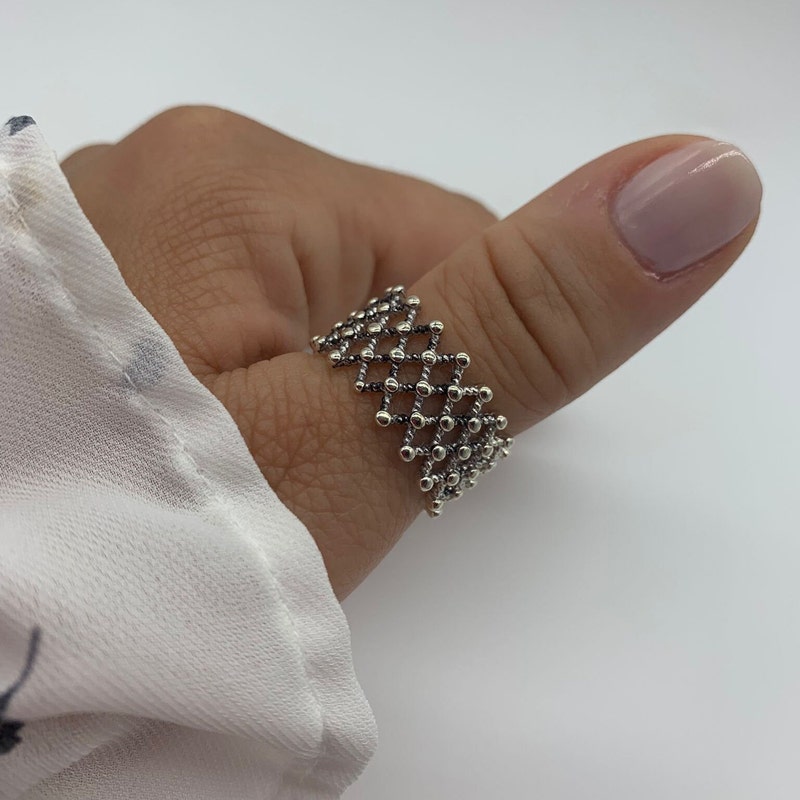 Mesh Ring - Etsy