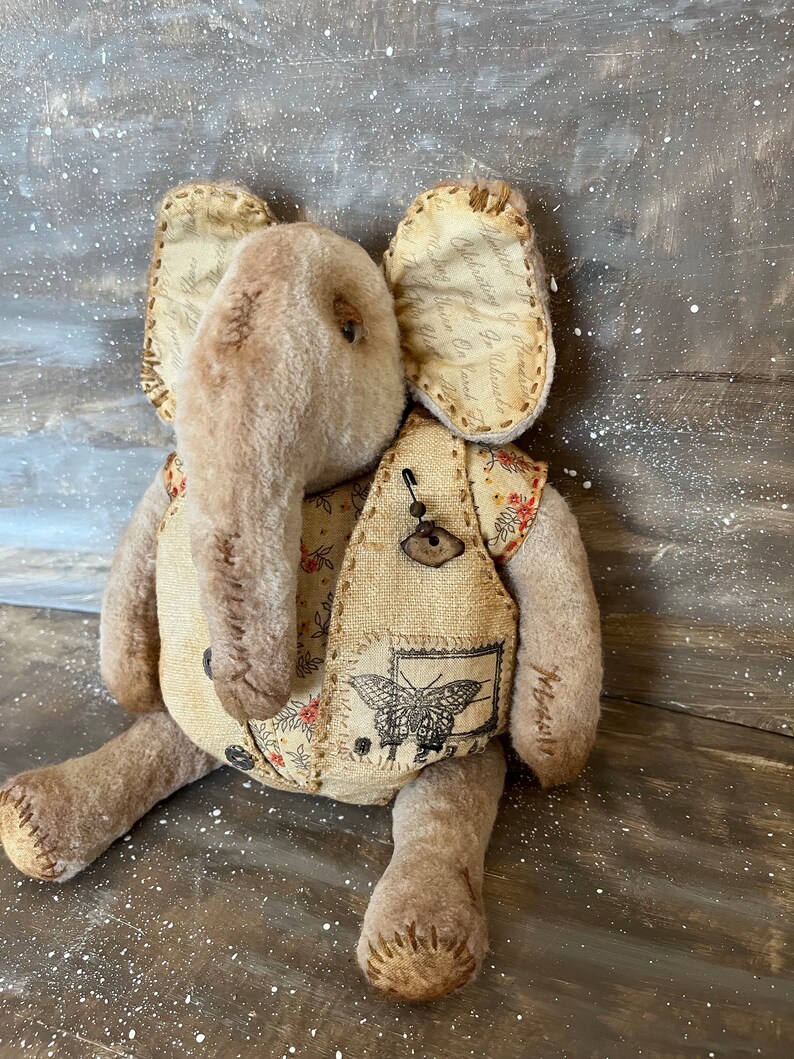 Handmade Teddy Bear Artisan Stuffed Plush Toy Collectible - Etsy