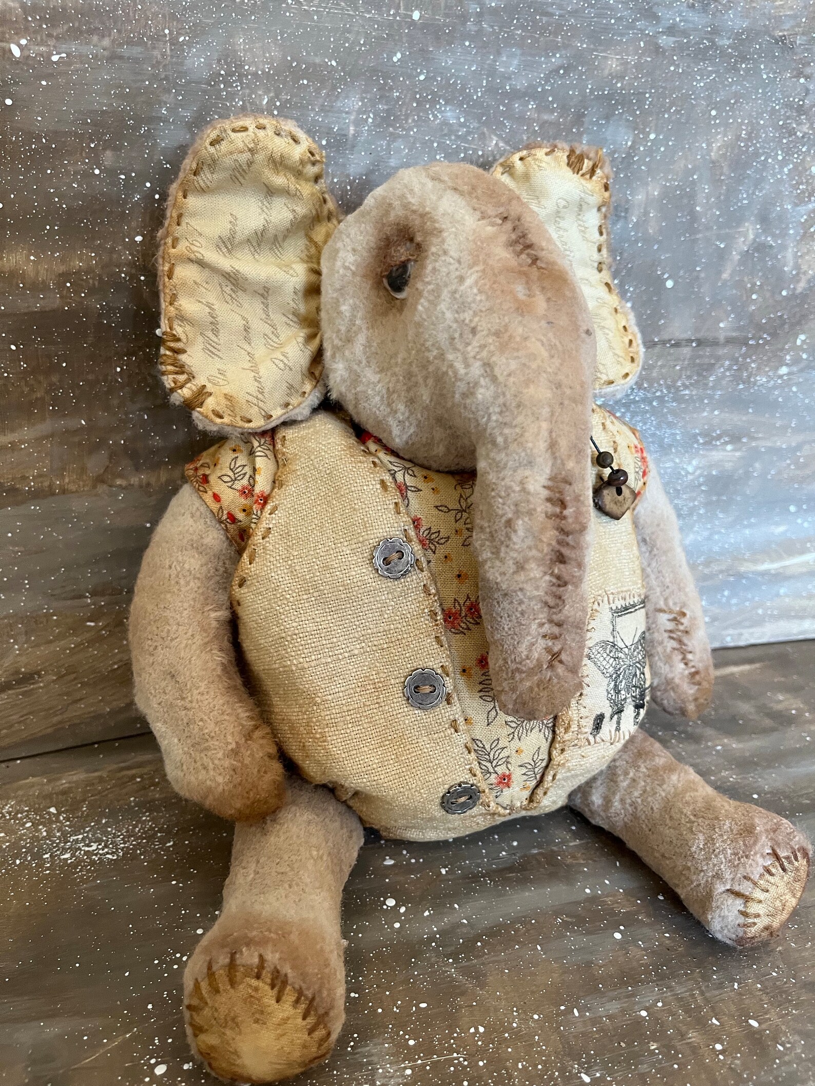 Handmade Teddy Bear Artisan Stuffed Plush Toy Collectible - Etsy