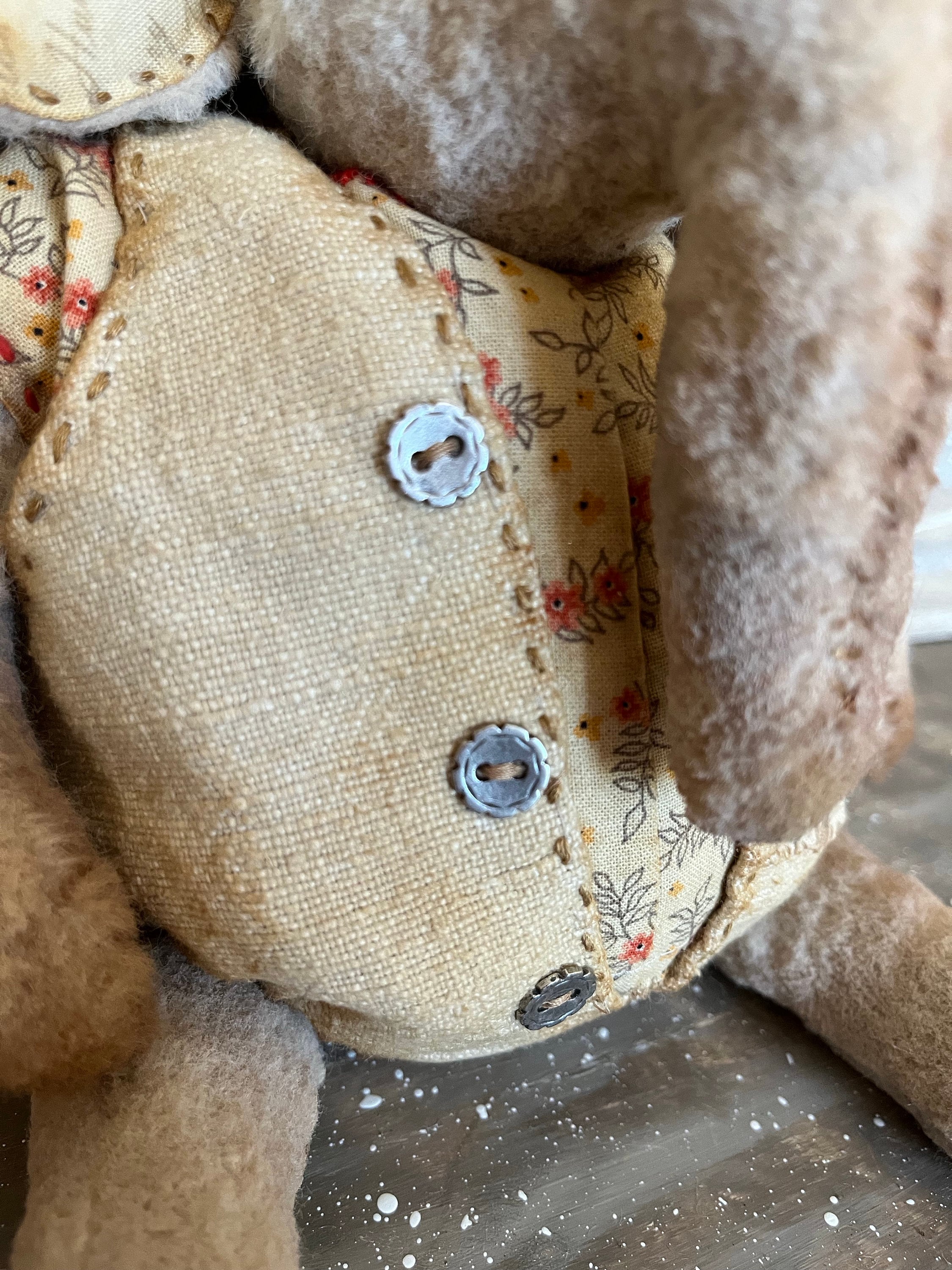 Handmade Teddy Bear Artisan Stuffed Plush Toy Collectible - Etsy