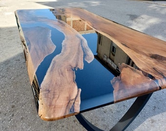 Epoxy Resin Rectangle Table - Etsy