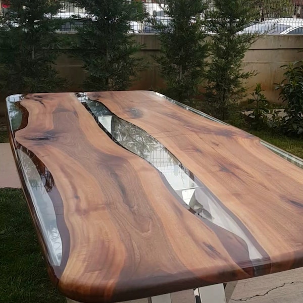 Live Edge River Table - Etsy