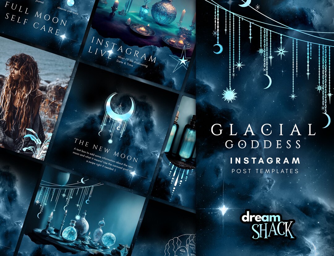 Cosmic Instagram Post Templates - Mystical Instagram Templates - Canva ...