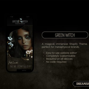 Green Witch Shopify Theme, Premium Magic Shopify Theme, Herbalist ...