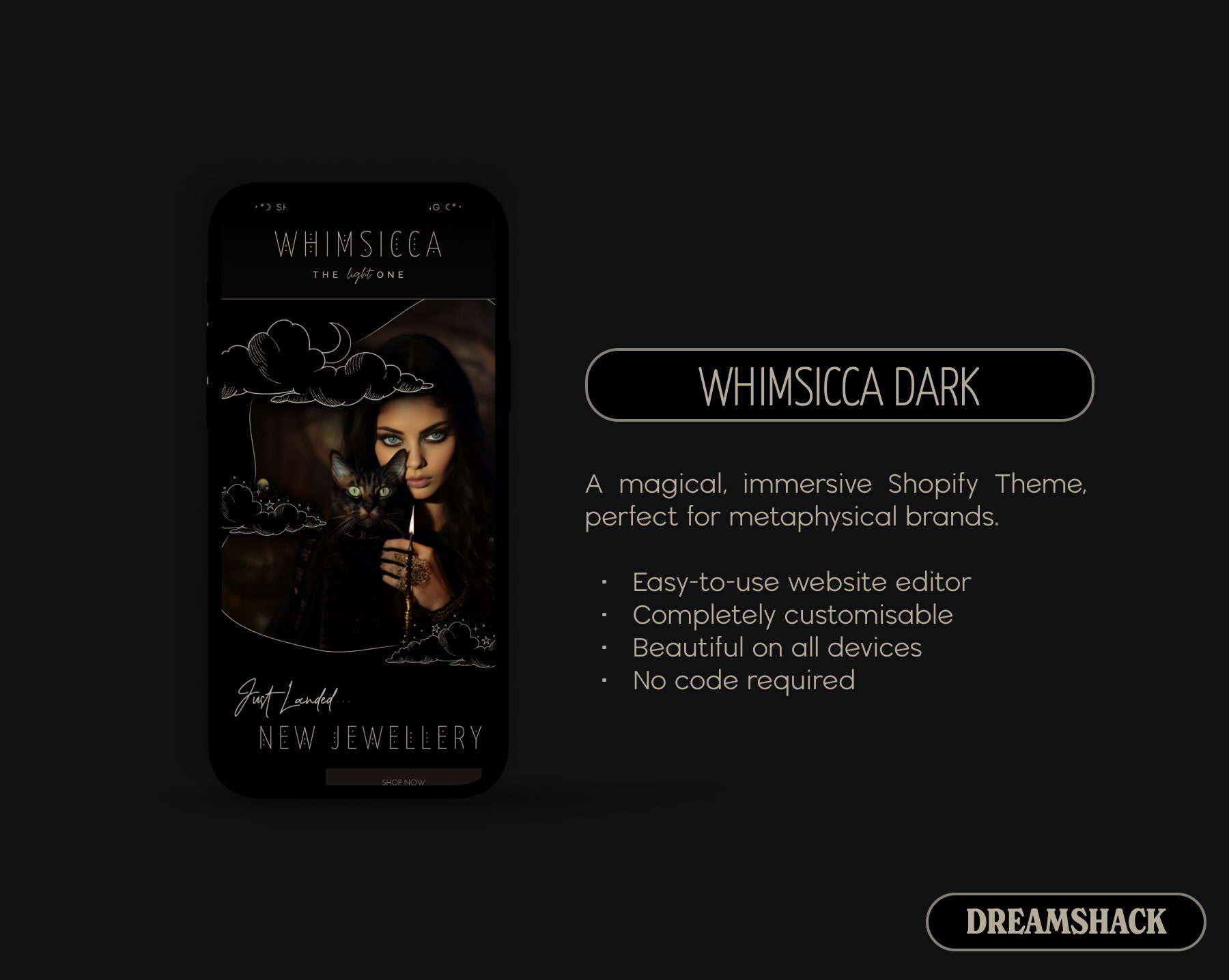 Witchy Shopify Theme – Celestial Tarot Magic Spiritual Website Template ...