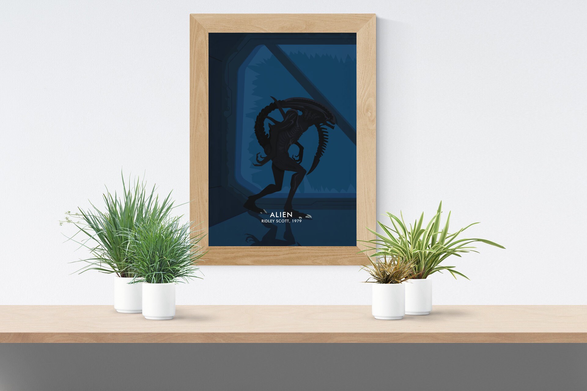 Alien Poster - A3 & A4 Prints - Minimalist Movie Poster Print - Movie ...
