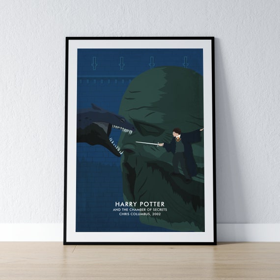 Harry Potter Poster Chamber of Secrets A3 & A4 Prints - Etsy
