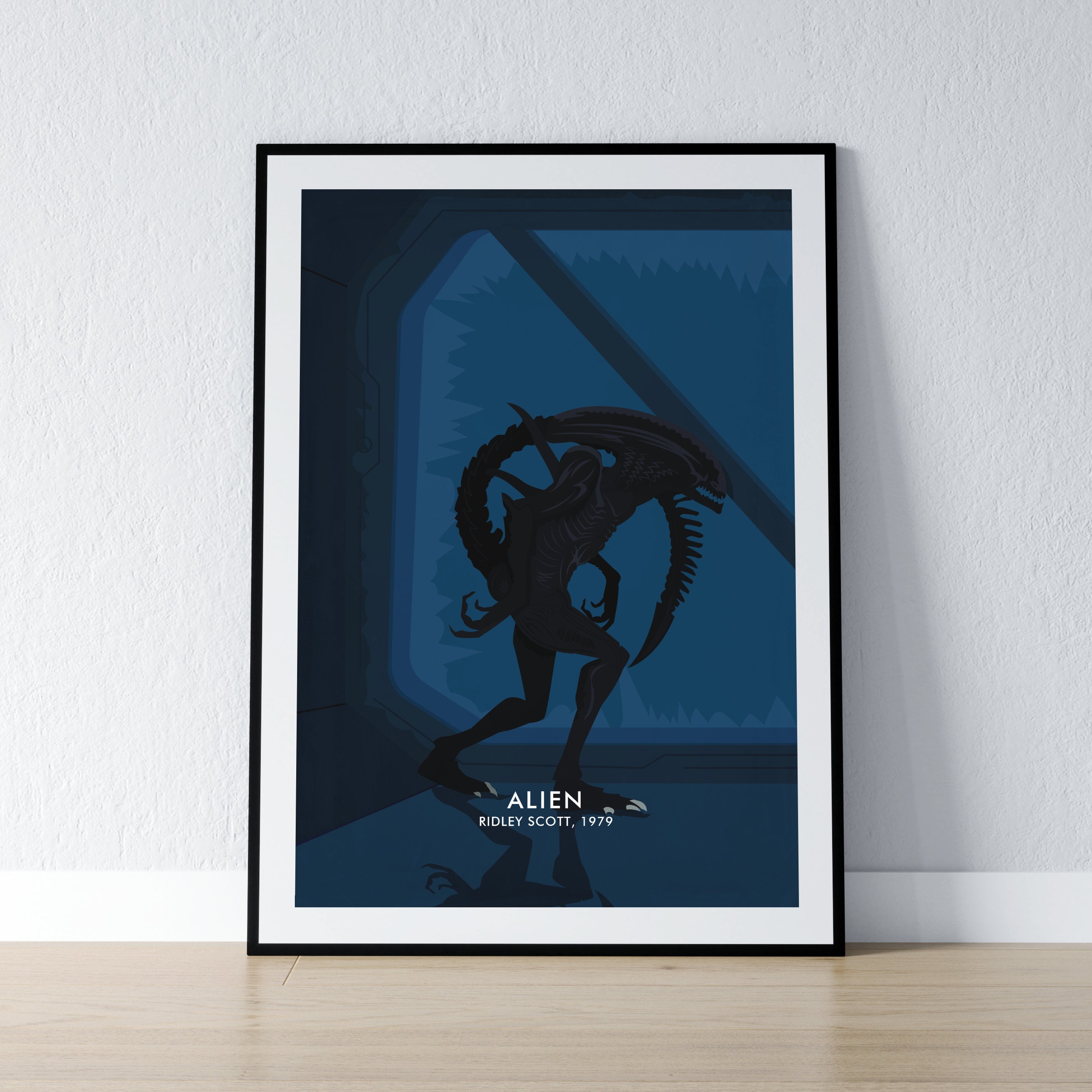 Alien Poster - A3 & A4 Prints - Minimalist Movie Poster Print - Movie ...