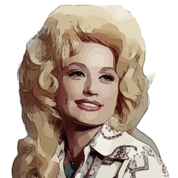 Dolly Parton Sticker - Etsy