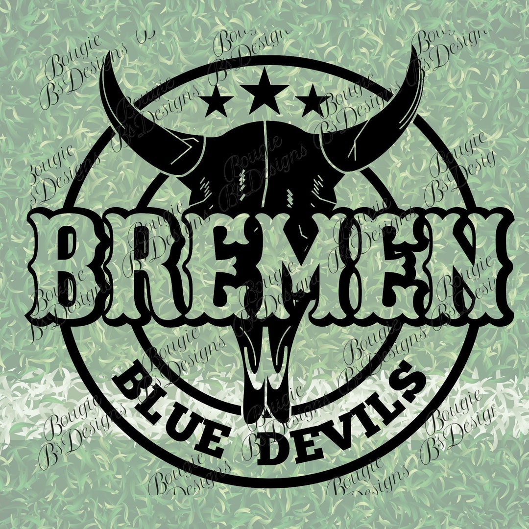 Bremen Blue Devils Custom SVG - Etsy