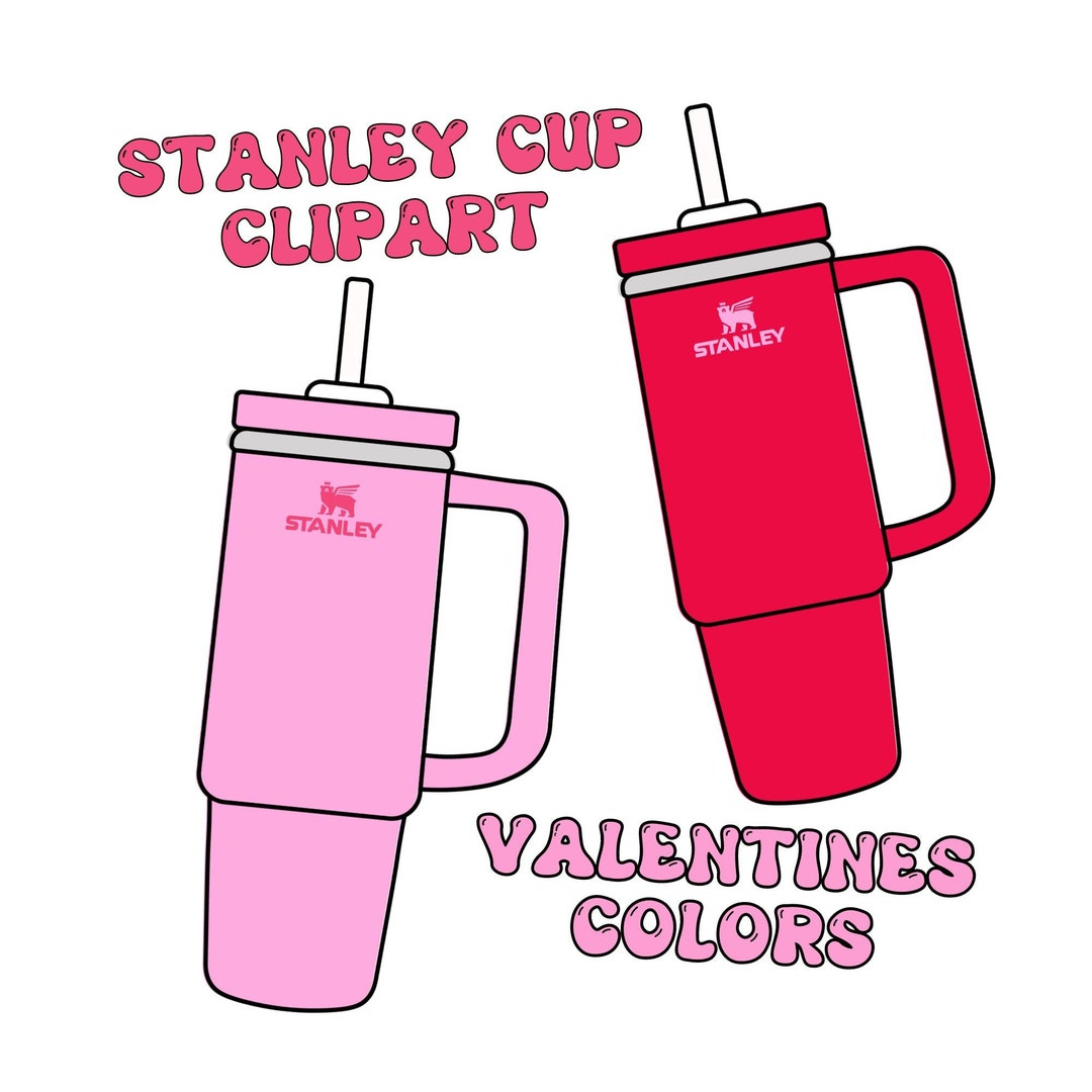Stanley Cup PNG, Sublimation, Red, Pink, Clip Art - Etsy