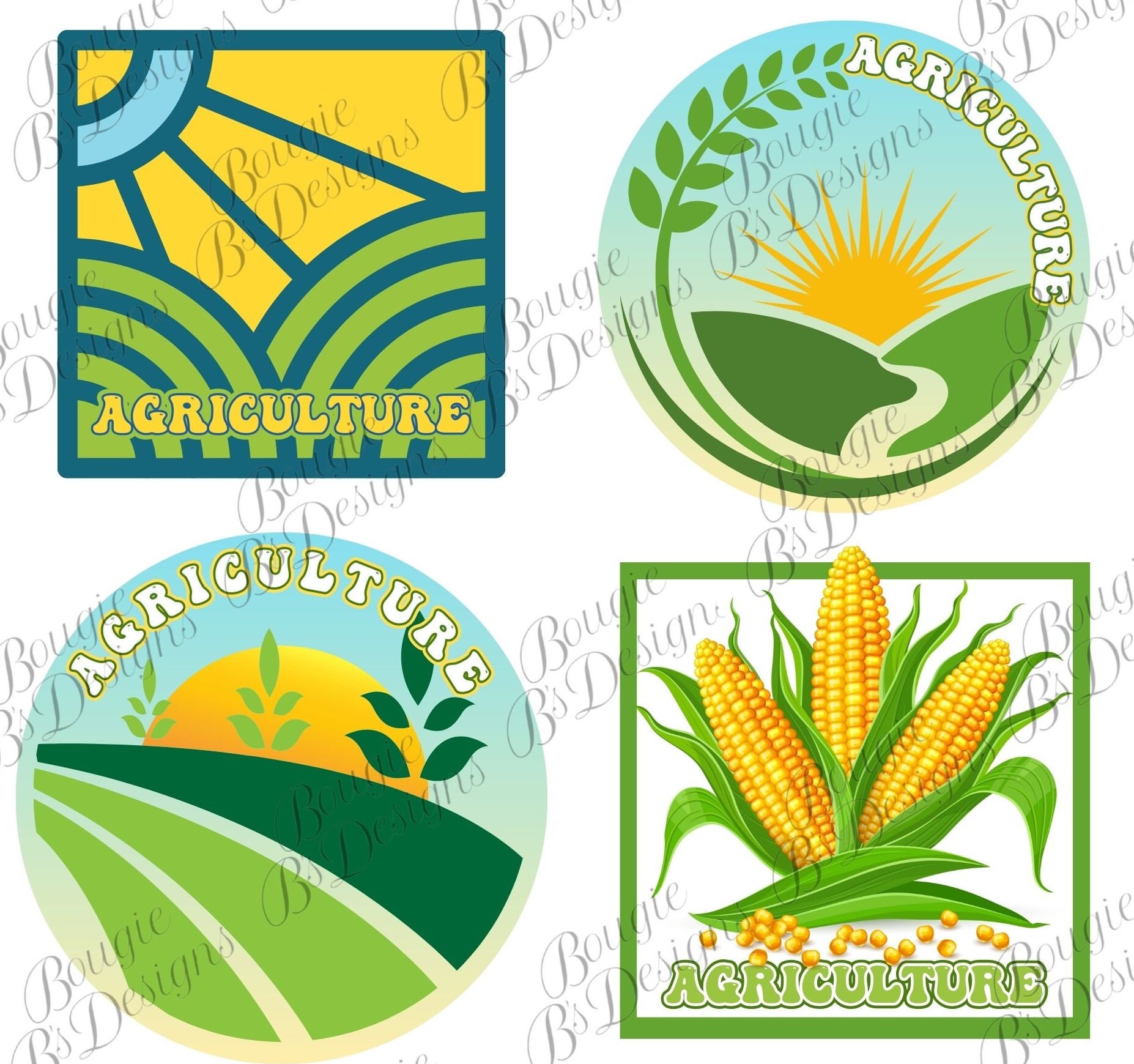 Agriculture Printable Stickers Png AG Stickers FFA Print - Etsy