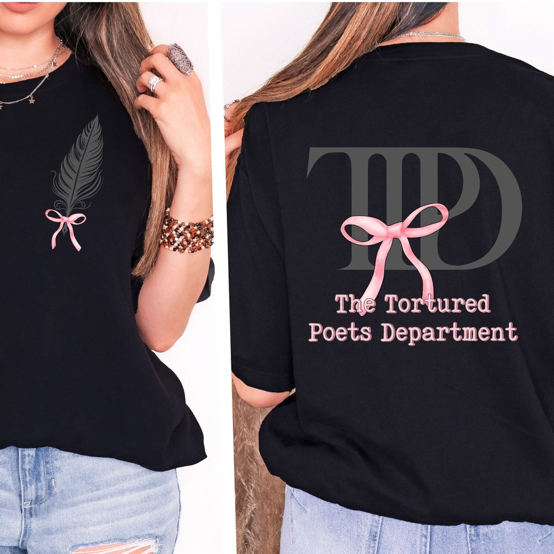 The Tortured Poets Department, PNG, Coquette, Pink Bow PNG, Sublimation ...