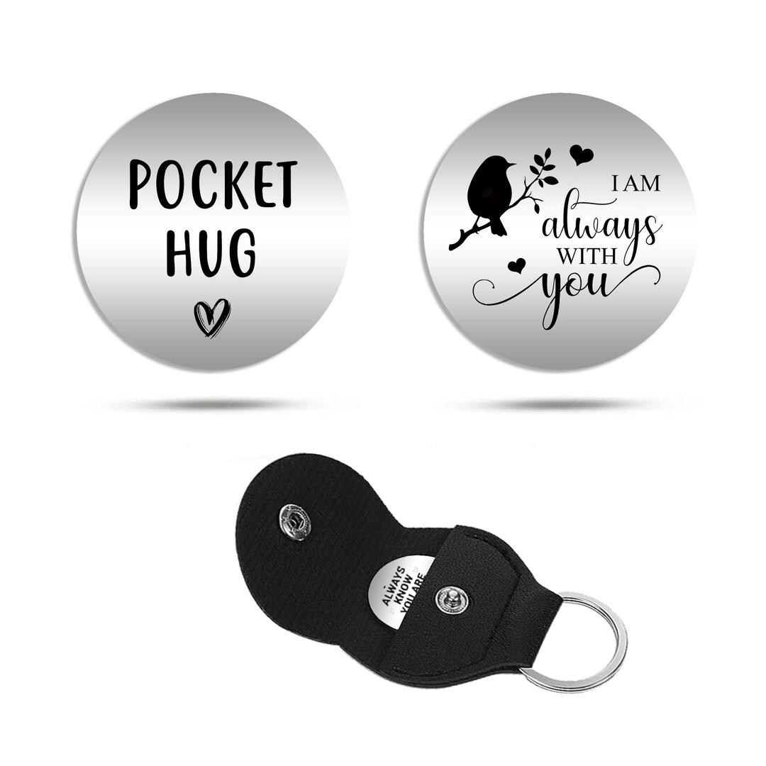 I'm Always With You POCKET HUG a Love Token Long Distance Relationship ...