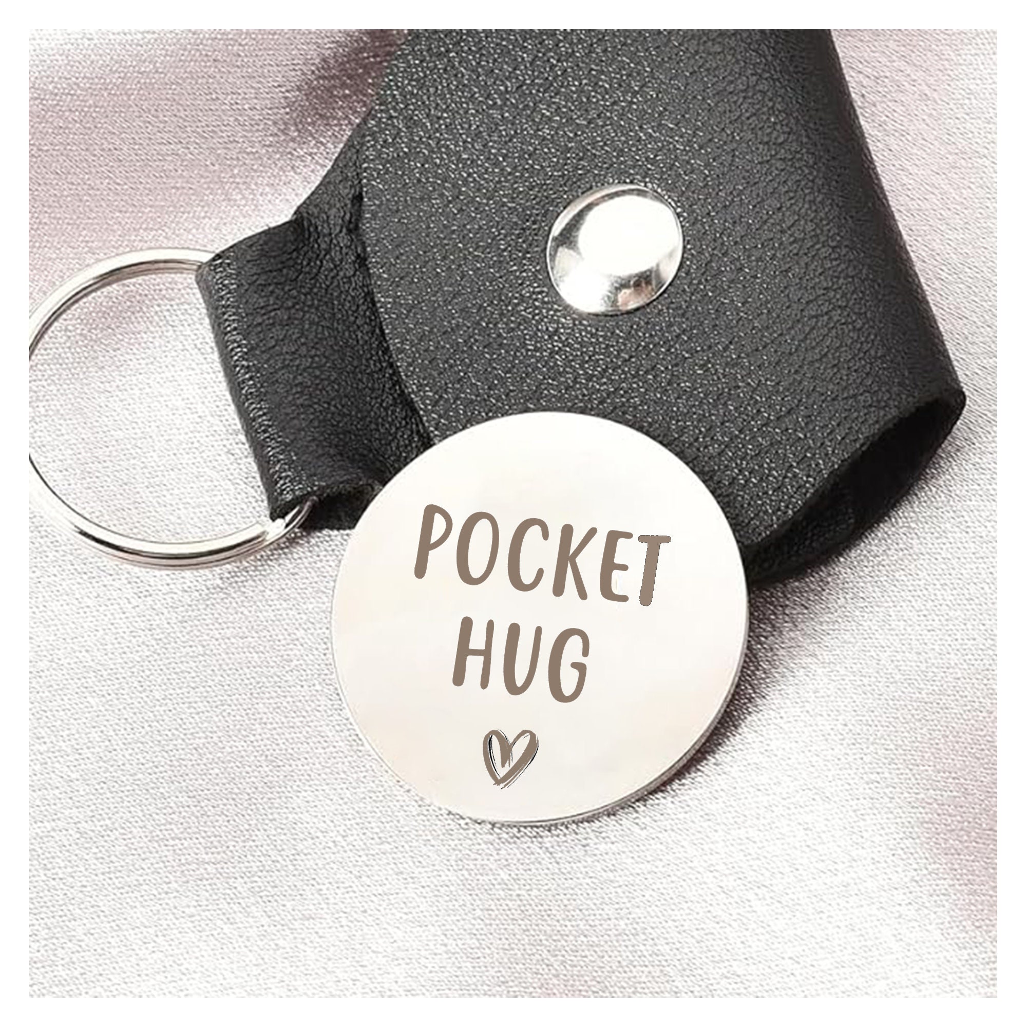 Double Sided Inspirational Pocket Hug Token Friendship Besties Friends ...