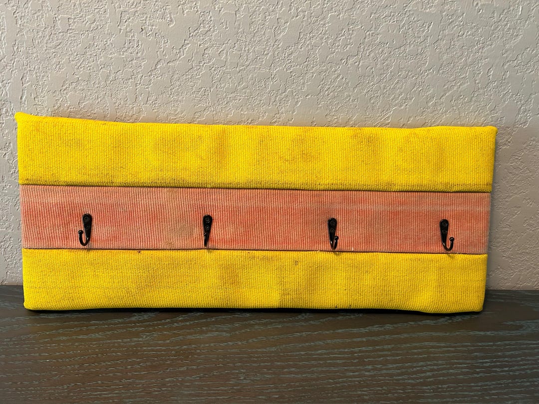 Fire Hose Hat/coat/key Hanger - Etsy