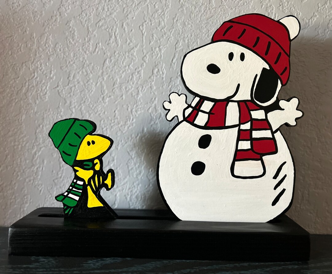 Winter Wonderland Snoopy and Woodstock - Etsy
