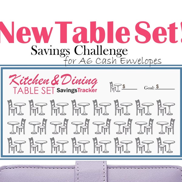 Money Saving Table - Etsy