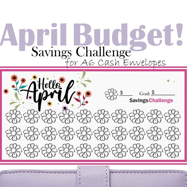 April Budget Challenge - Etsy