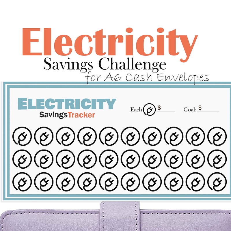 Blue Budget Sheet Insert - Etsy