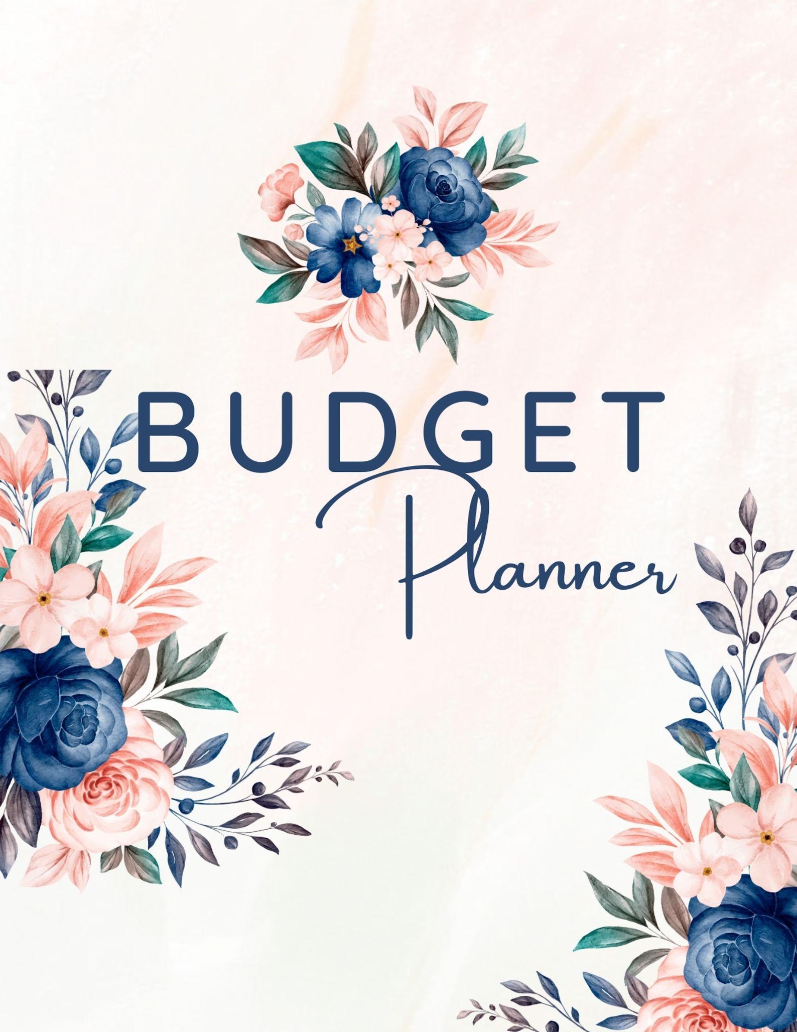 Budget Planner Template - Monthly Budget Template, Financial Planner ...