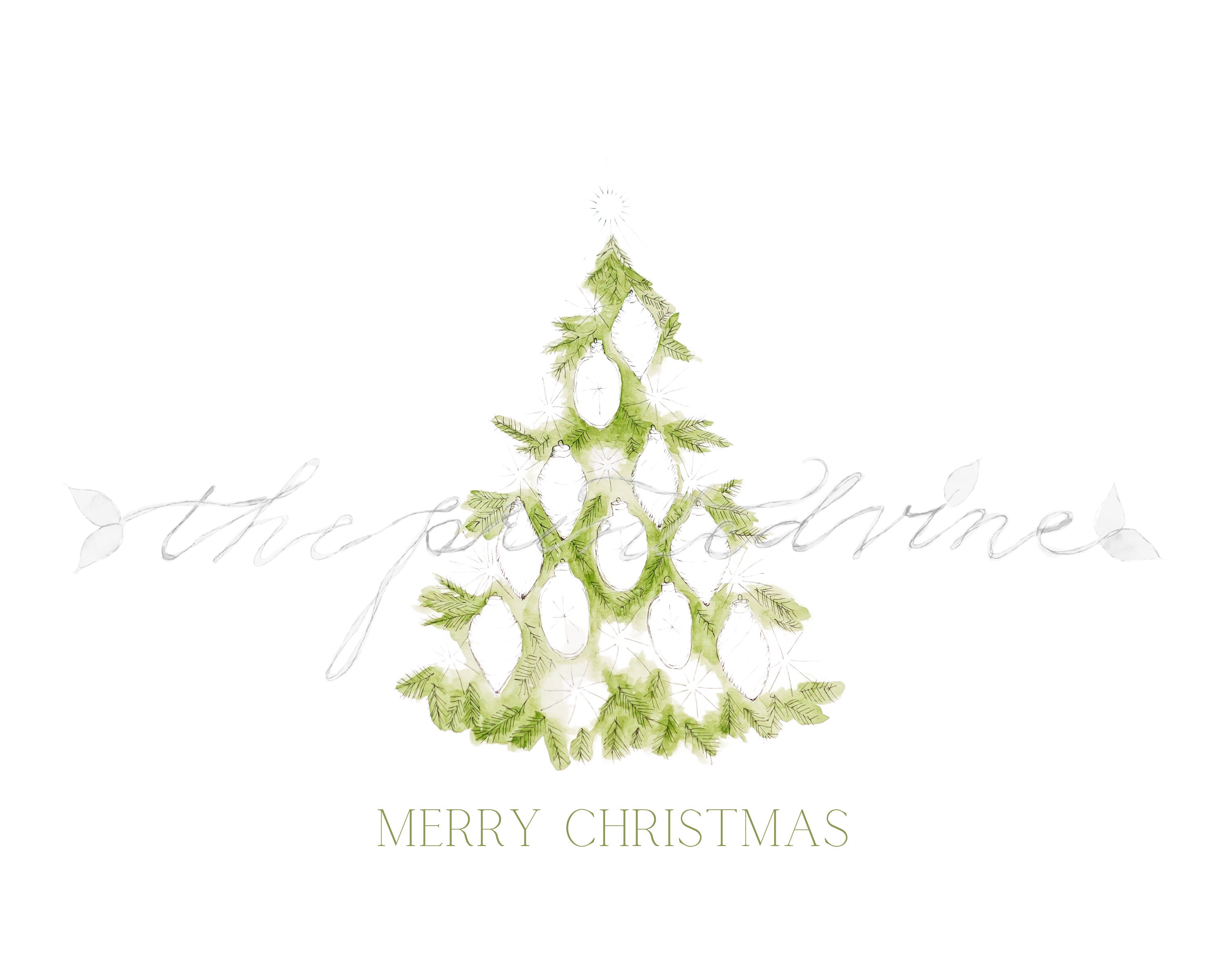 Digital Download Fingerprint Christmas Tree, Fingerprint Craft ...