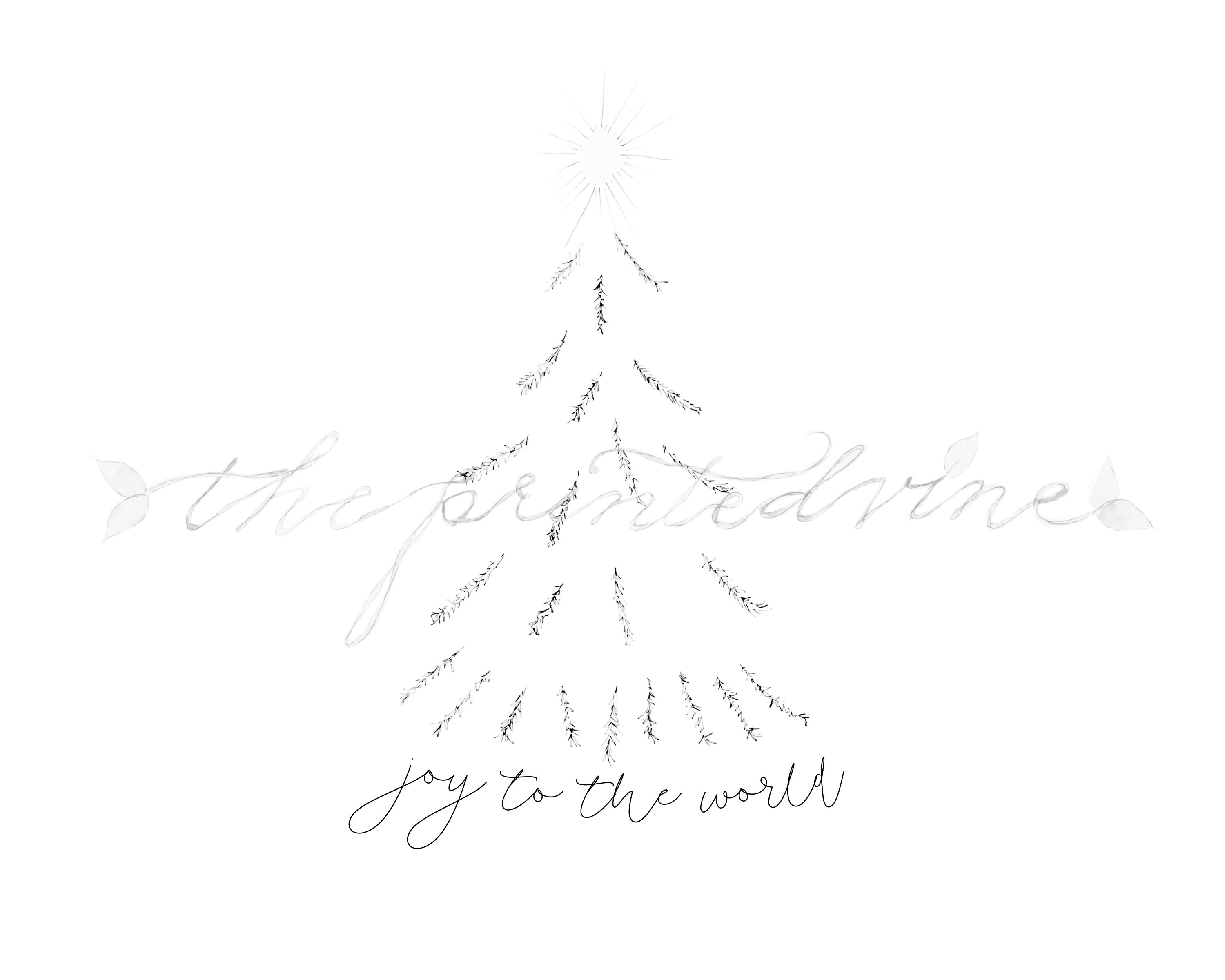 Digital Download Fingerprint Christmas Tree Craft - Etsy