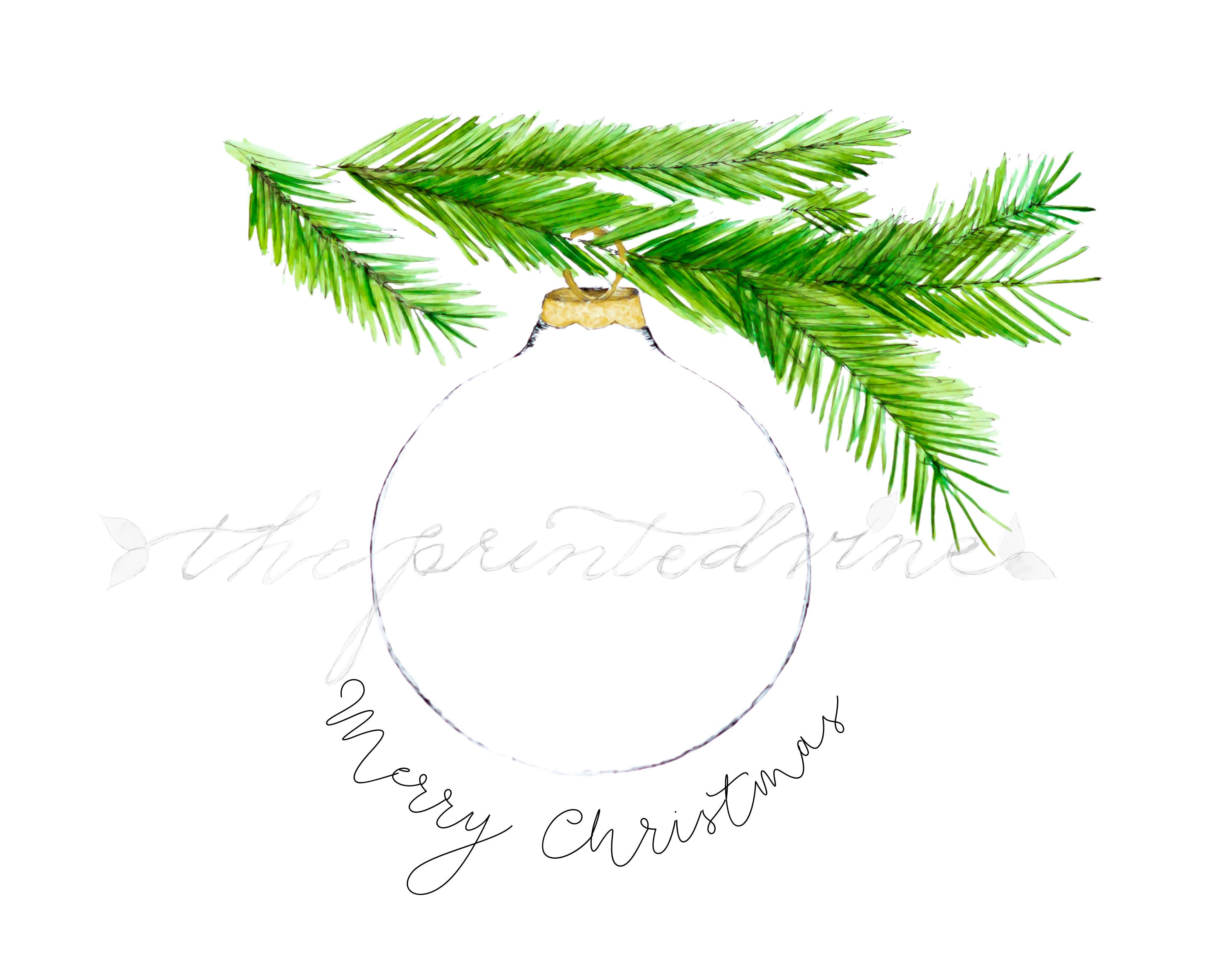 Digital Download Fingerprint Christmas Craft Etsy