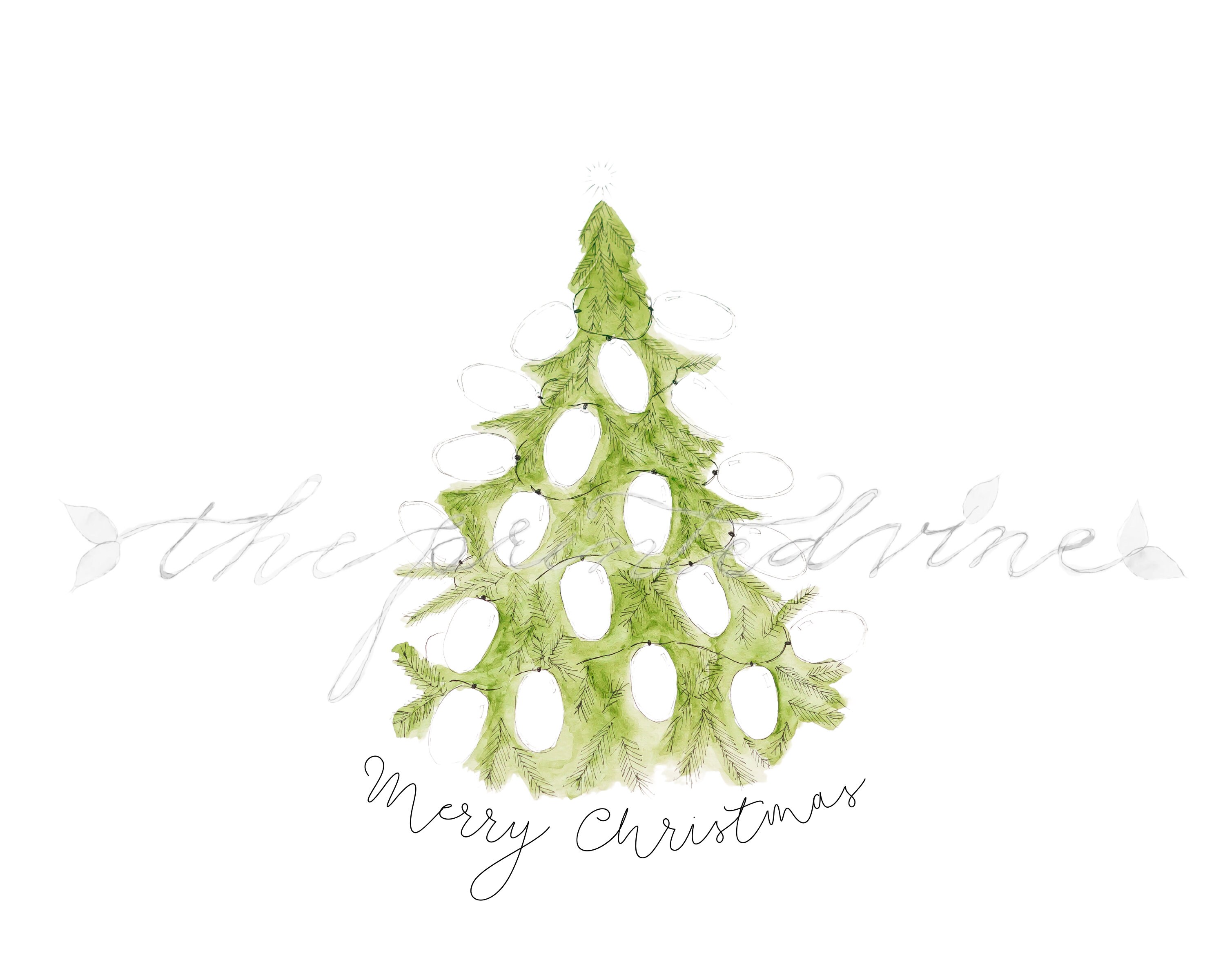 Digital Download Fingerprint Christmas Tree Craft, Preschool Craft ...