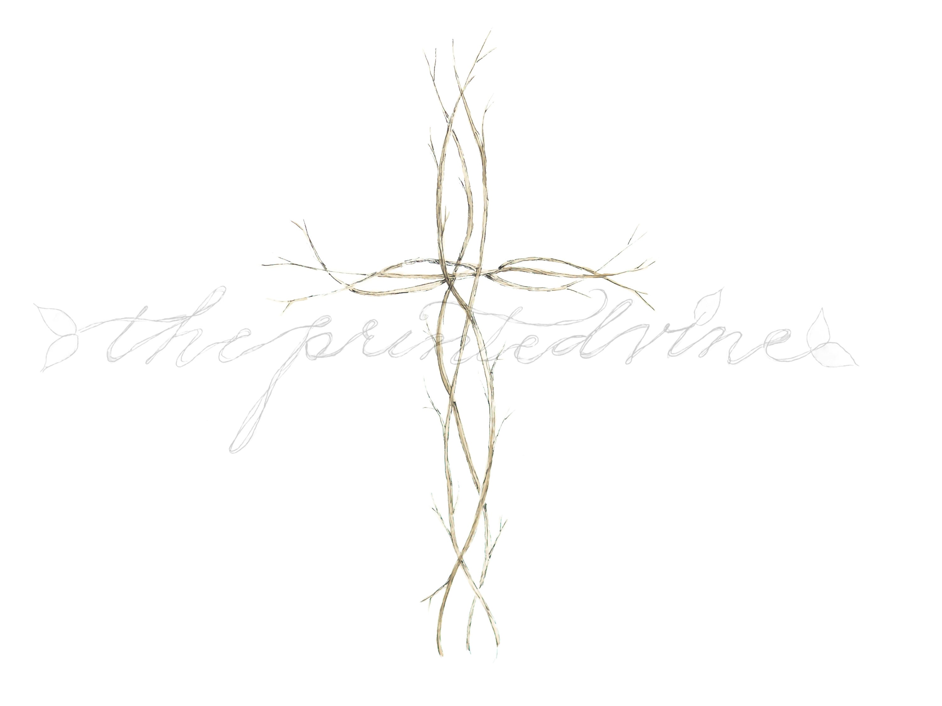 Digital Download, Cross Art, Fingerprint Art, Wall Decor, Gift for ...