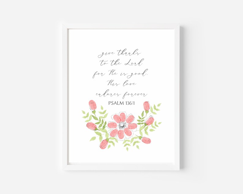 Digital Download Bible Verse Fingerprint Art - Etsy