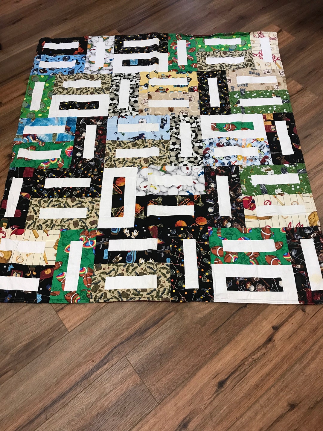 Handcrafted 52” X 60” Virginia Tech Sports Quilt - Etsy