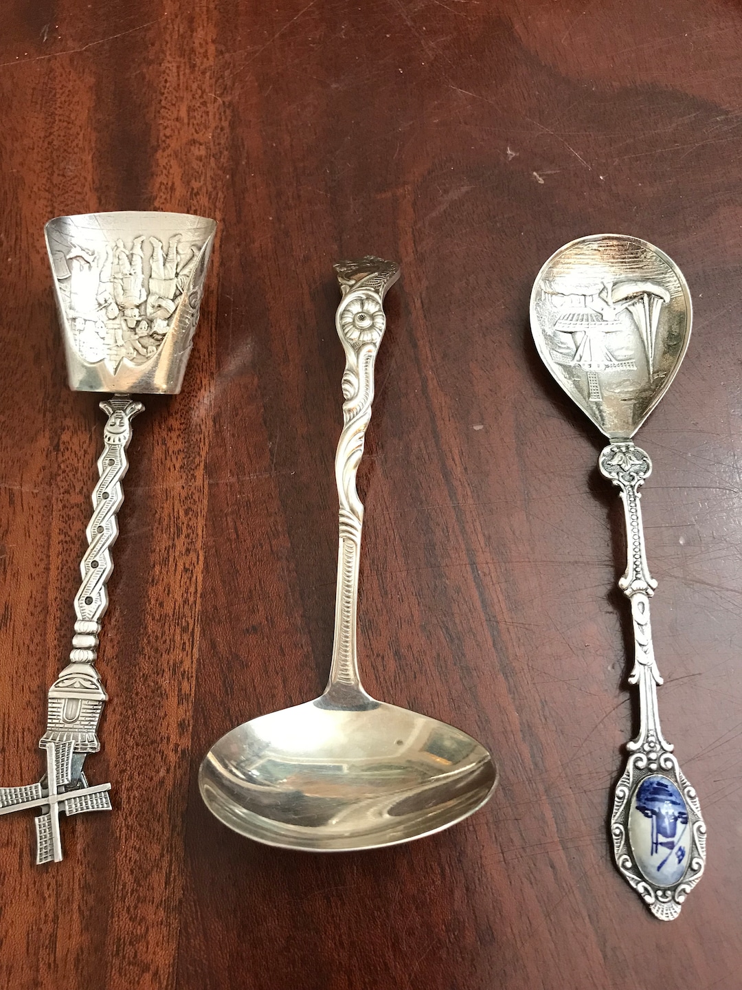 Lot of 3 Vintage 5” Silverplate Spoons - Etsy